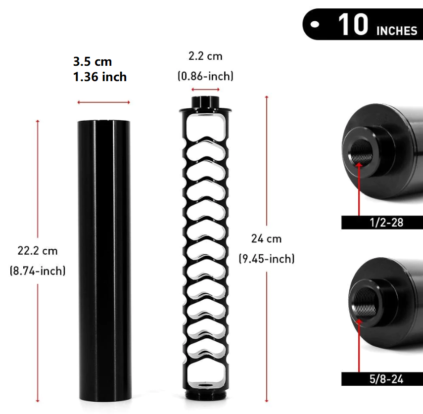 10 inch Fuel Filter 1/2-28 5/8-24 Aluminum Solvent Trap – Napa Fuel Filter