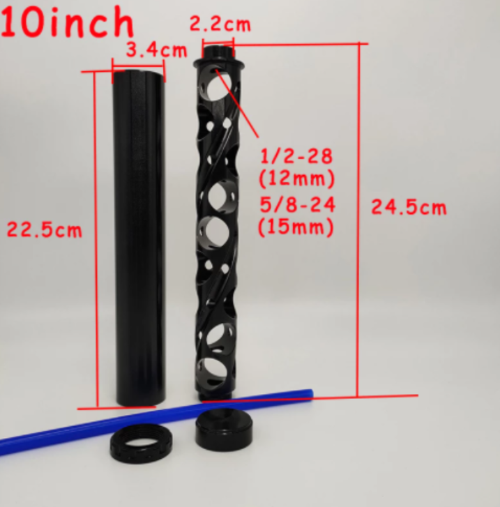 10 inch Fuel Filter 1/2-28 5/8-24 Aluminum Solvent Trap – Napa Fuel Filter