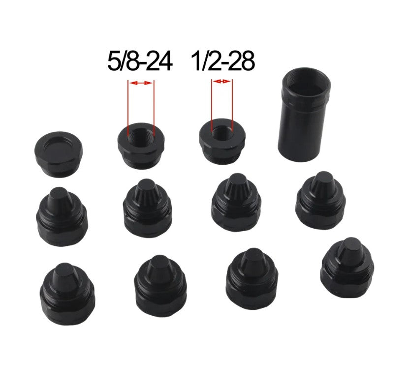 6 inch Stainless Steel Modular Solvent Trap Fuel Filter 1/2-28 5/8-24 ...