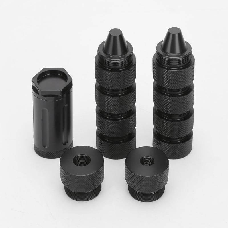 10 Inch 7075 Aluminum Modular Solvent Trap Kit - 1/2x28 5/8x24 Thread ...
